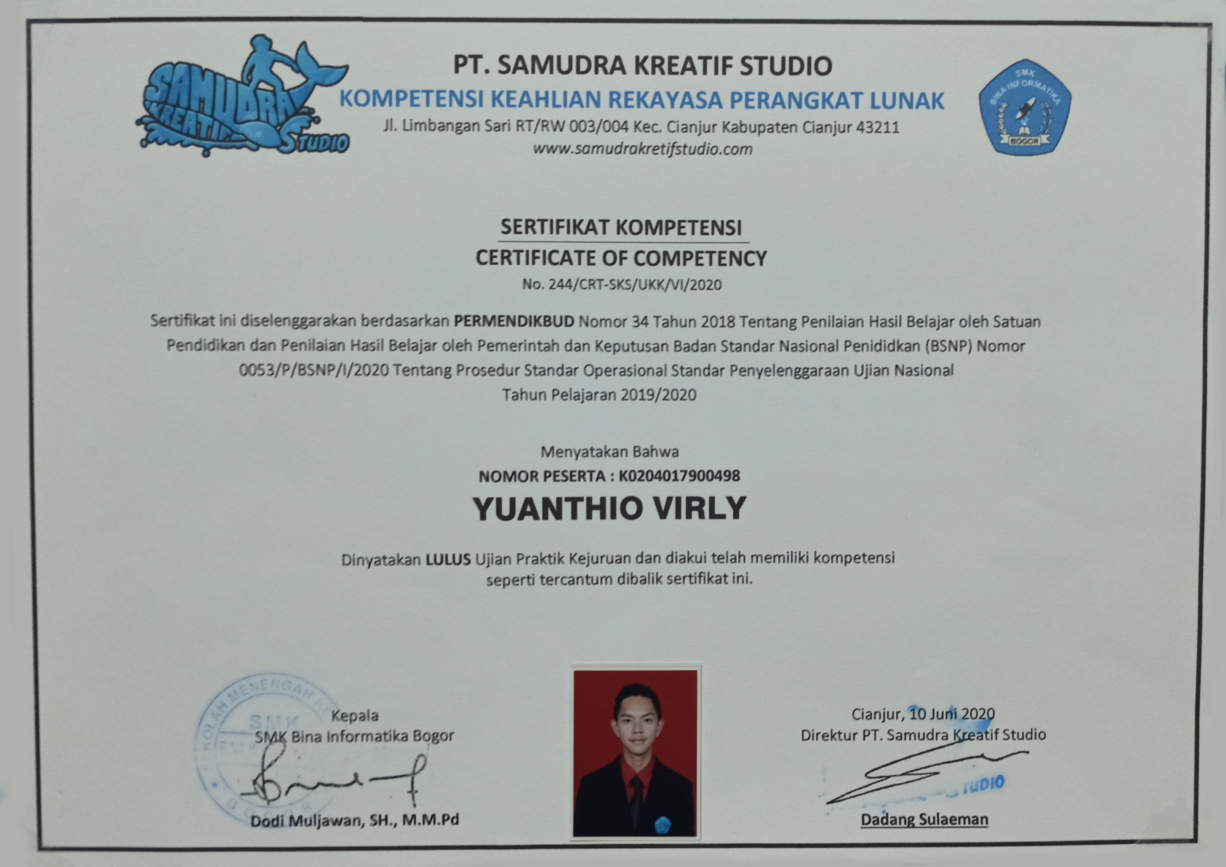 Yuanthio Virly